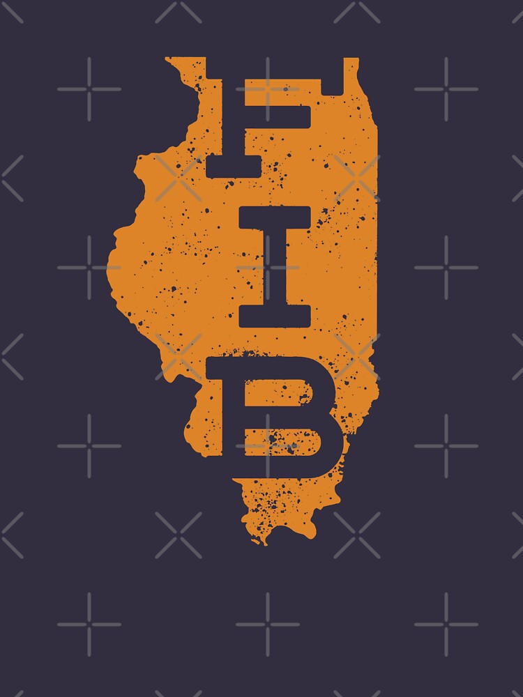 "Proud F.I.B. Illinois State Design" T-shirt for Sale by squarelogo ...