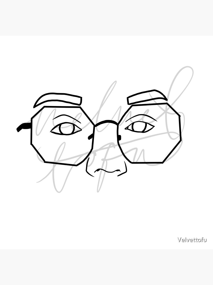 "Face Reveal (sorta,not really)" Poster by Velvettofu | Redbubble