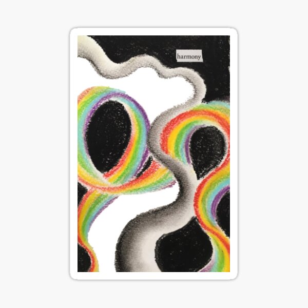 "Harmony" Sticker for Sale by elegytothevoid | Redbubble