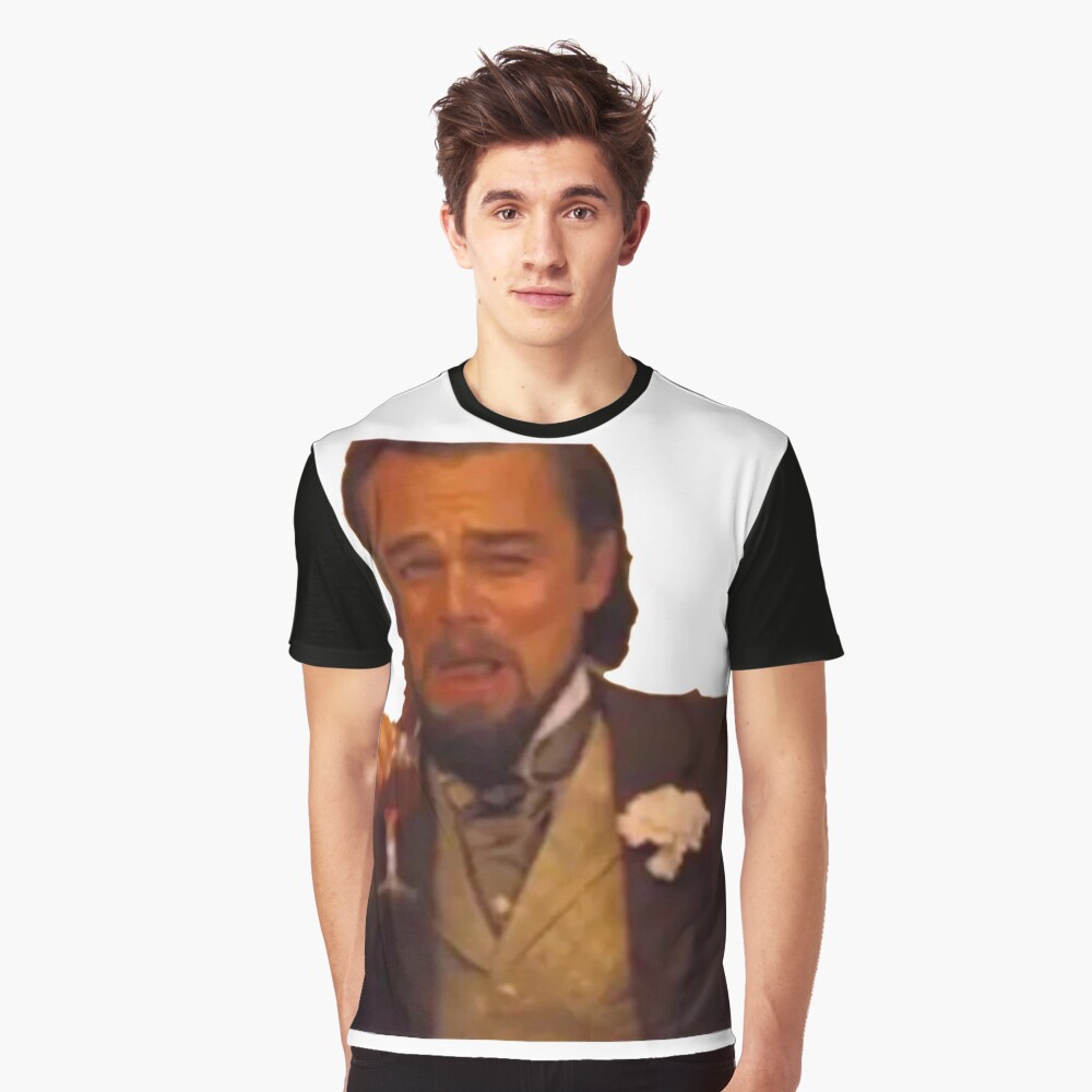 "Leonardo DiCaprio Laughing Meme Django " Sticker for Sale by TeeFuns ...