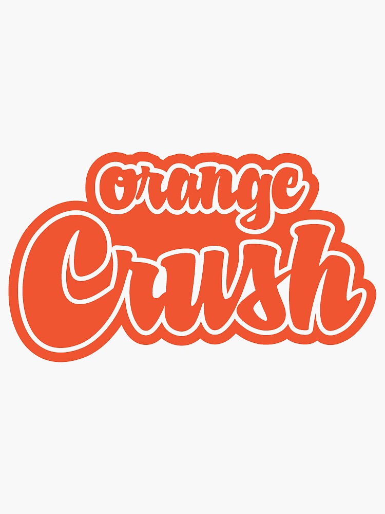 "New Orange Crush" Sticker for Sale by danielbbq | Redbubble