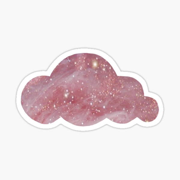 " pink cloud" Sticker for Sale by hobbzdesignz | Redbubble