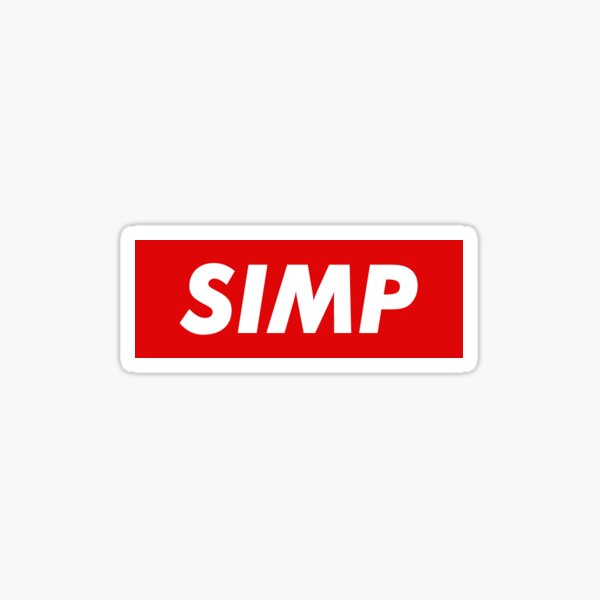 "SIMP Logo" Sticker for Sale by vadertots | Redbubble