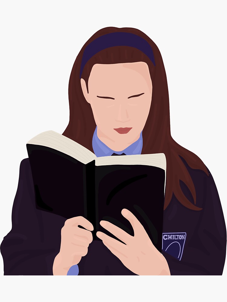 "Rory Gilmore, Reading " Sticker for Sale by kgehrs | Redbubble