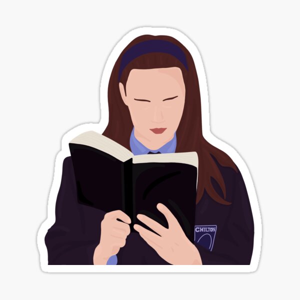 "Rory Gilmore, Reading " Sticker for Sale by kgehrs | Redbubble