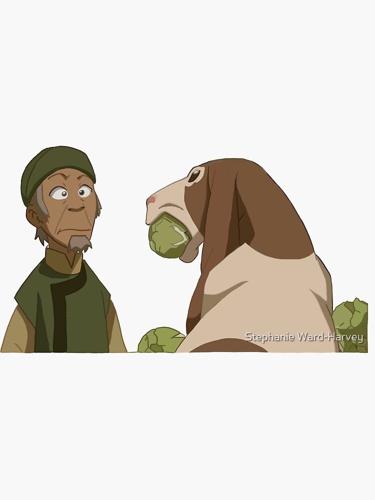 "The Cabbage Man" Sticker for Sale by leopardpaw177 | Redbubble