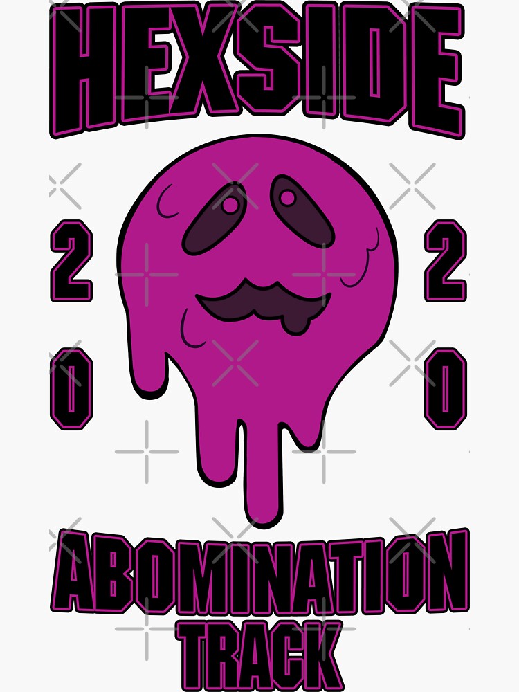 "Hexside - Abomination Track" Sticker for Sale by debsruizart | Redbubble