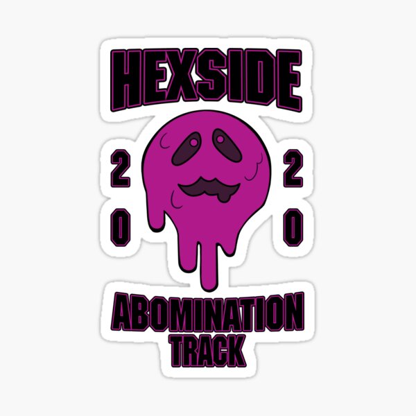 "Hexside - Abomination Track" Sticker for Sale by debsruizart | Redbubble