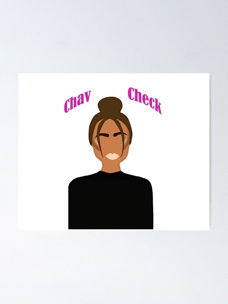 "Chav Check Sticker" Poster by Alexa-Stefan | Redbubble