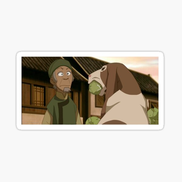 "The Cabbage Man (with background)" Sticker for Sale by leopardpaw177 ...