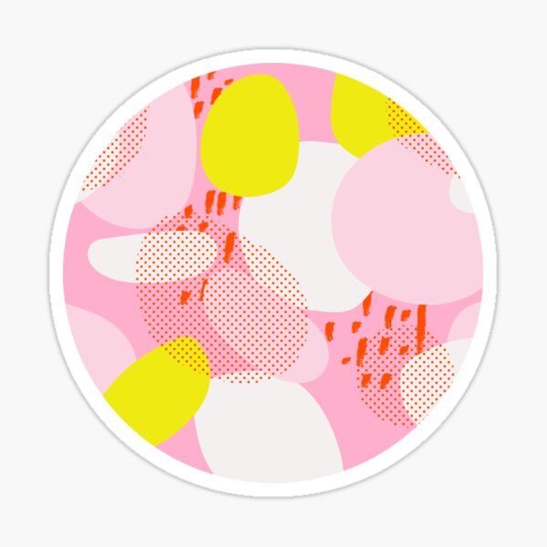 "Happy Mess" Sticker by gigi-rosado | Redbubble