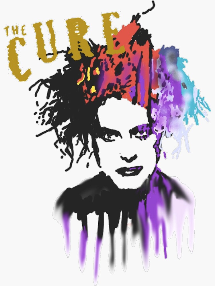 "The Cure - Hand Drawn" Sticker for Sale by Trifecta-Store | Redbubble