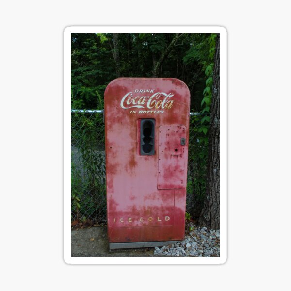 Vintage Coke Machine Stickers | Redbubble