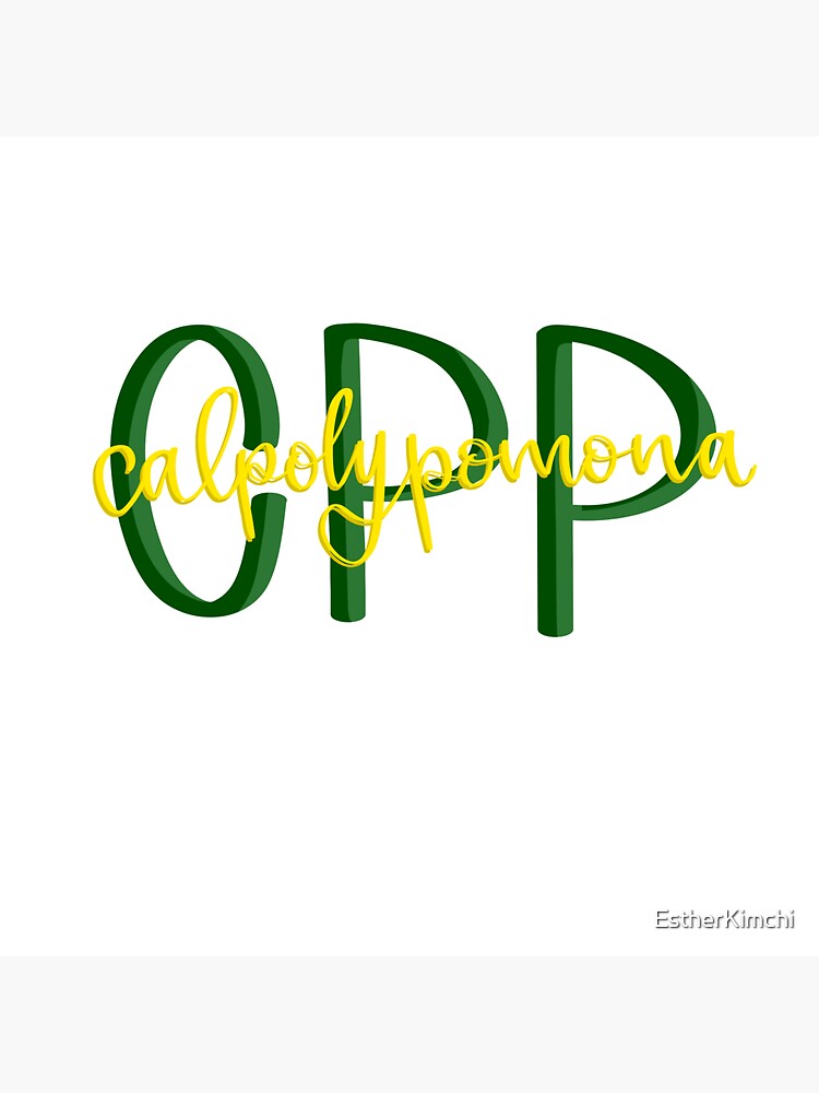 "Cal Poly Pomona " Sticker for Sale by EstherKimchi | Redbubble