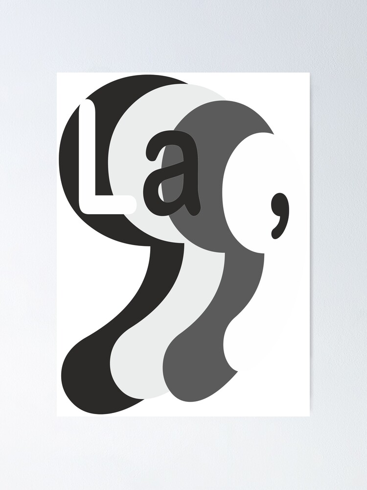 "Comma La / Kamala" Poster by MalekOmar | Redbubble