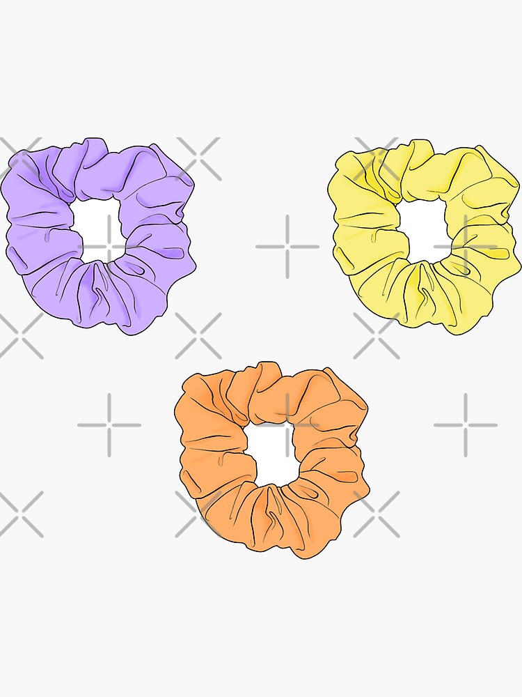 "Scrunchie pack " Sticker by kxtelyng | Redbubble