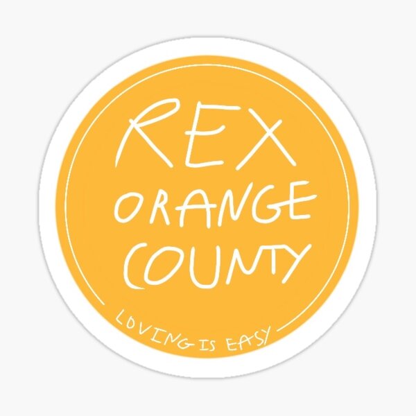 "REx OrAnGE CouNty" Sticker for Sale by elenalove | Redbubble