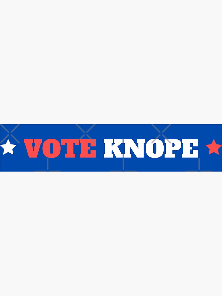 "Vote Knope 2020 blue ver." Sticker by bubblytank | Redbubble