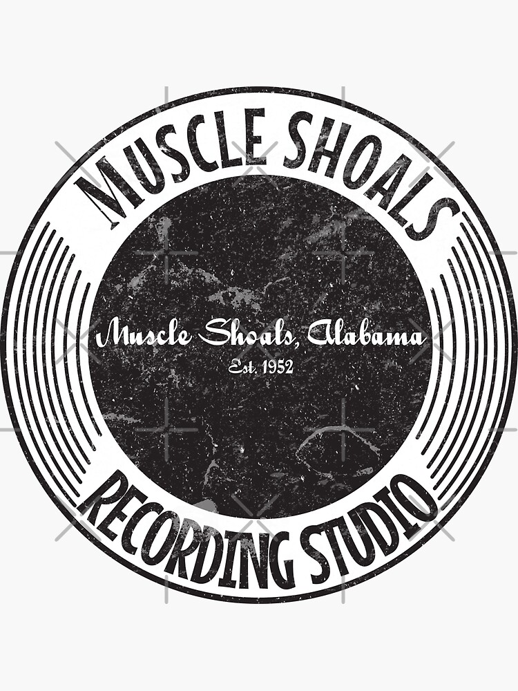 "Muscle Shoals Recording Studio 50s Logo (Official)" Sticker for Sale ...