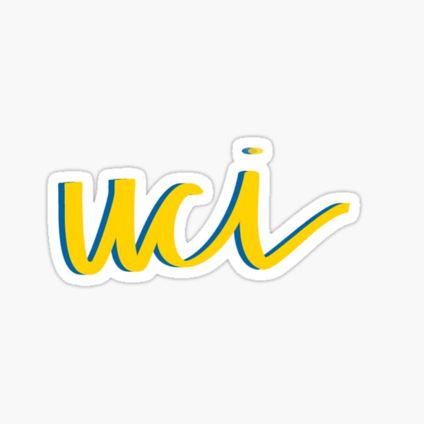 "UCI" Sticker by bmaniar | Redbubble