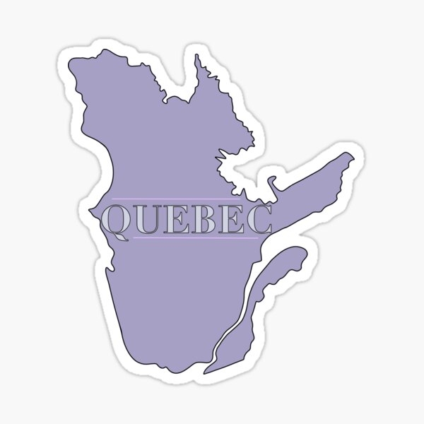 "Quebec " Sticker for Sale by AndreaDesignsCA | Redbubble