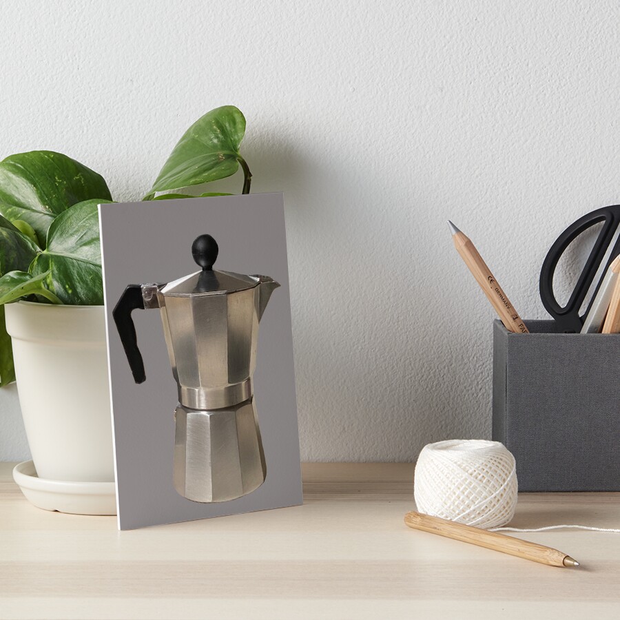 "Cafetera Dominicana, coffee maker" Art Board Print for Sale by ...