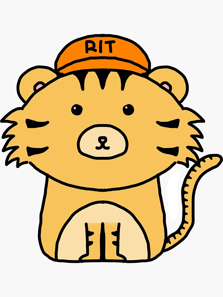 "RIT Tiger" Sticker for Sale by firephoenixsmf | Redbubble