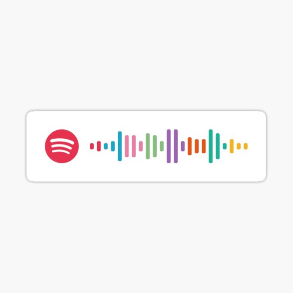 Bts Spotify Scan Code Stickers | Redbubble