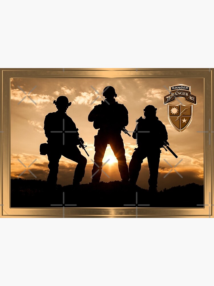 "Stupendous 75th Ranger Regiment “Sua Sponte”" Poster by SoldierAlways ...