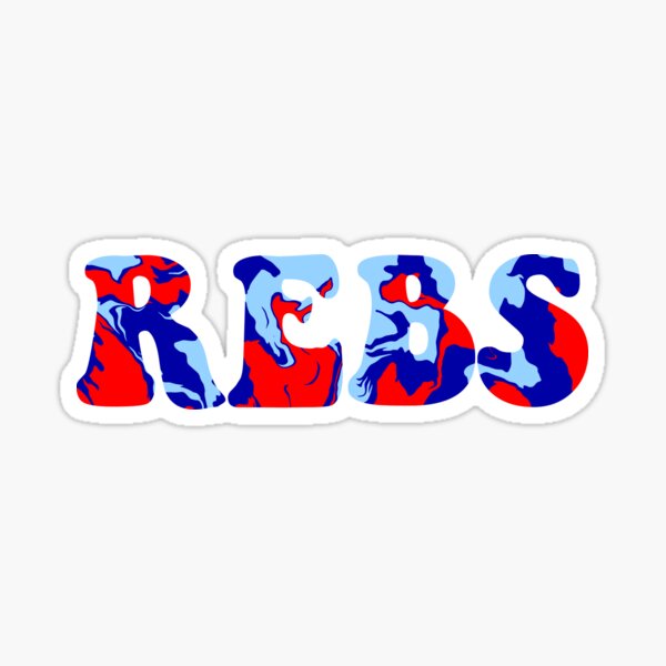 "Rebs" Sticker by Delaneysdesigns | Redbubble