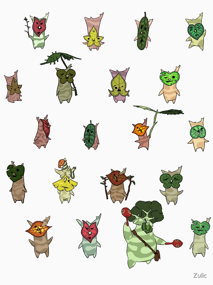 "Korok" T-shirt for Sale by Zulic | Redbubble | legend of zelda t ...