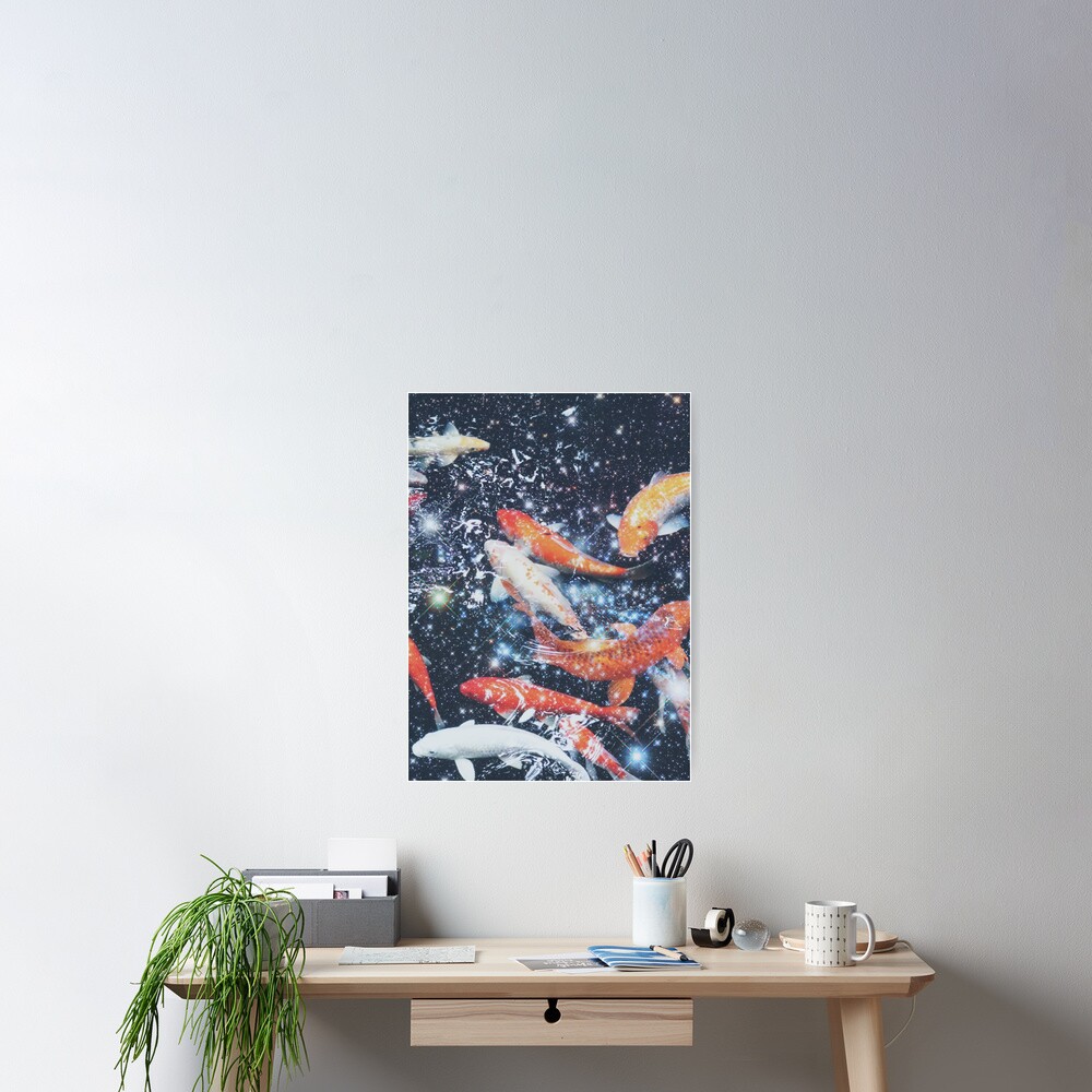 "Japanese Koi Fish Aesthetic" Poster by ind3finite | Redbubble