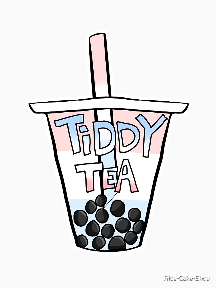 Sweat à capuche épais « Tiddy Tea (Trans Ver) », par Rice-Cake-Shop ...