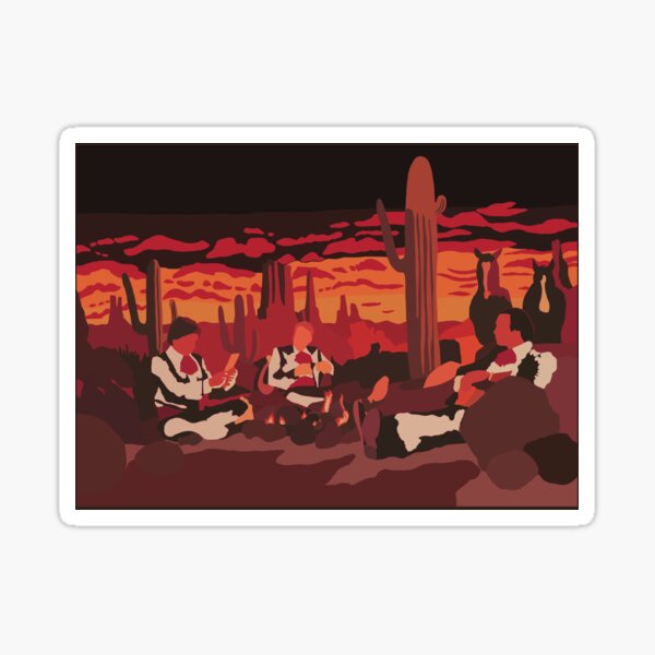 "Goodnight, Ned" Sticker by blackpepperart | Redbubble