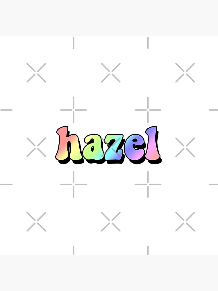 "aesthetic rainbow hazel name" Poster for Sale by STAR10008 | Redbubble