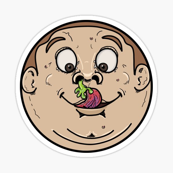 "Booger eater" Sticker for Sale by Ricardo Landeros | Redbubble