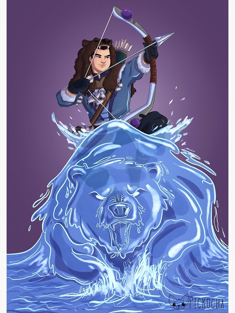 "Frank Zhang as a Waterbender" Poster for Sale by SabrinaMarcos | Redbubble