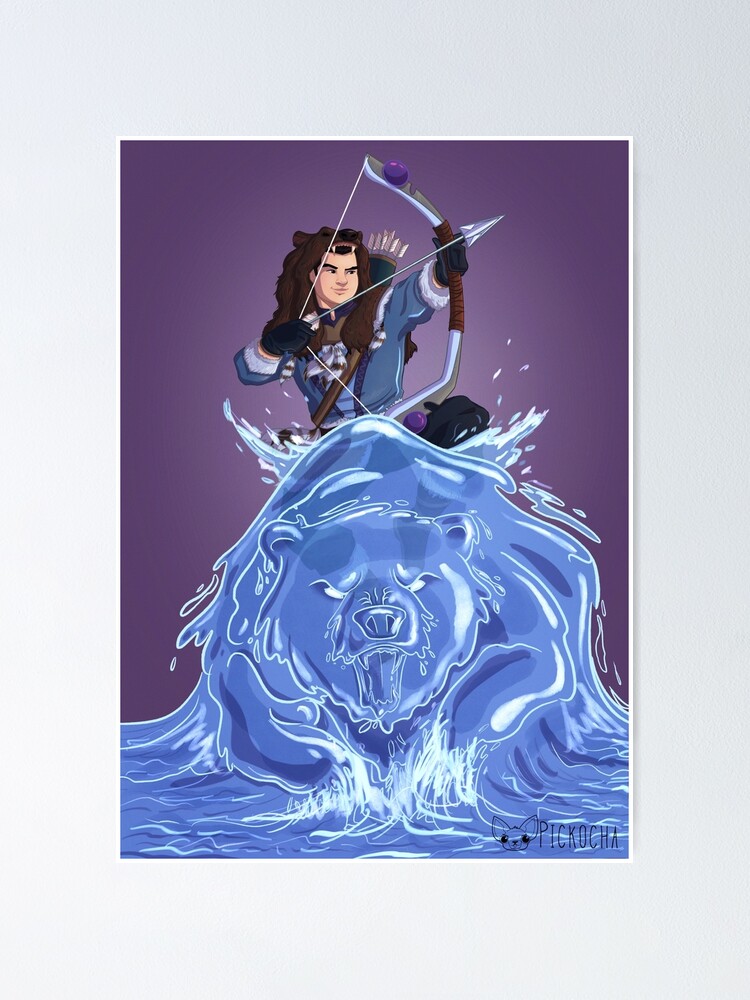 "Frank Zhang as a Waterbender" Poster for Sale by SabrinaMarcos | Redbubble