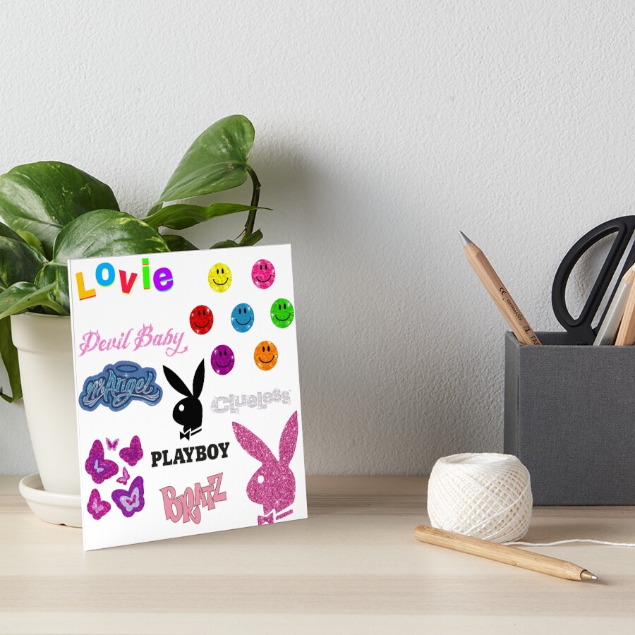 "Y2K sticker pack " Art Board Print by Koidesigns | Redbubble