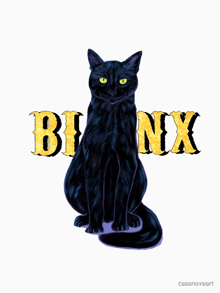 "Black Cat Binx Halloween " T-shirt for Sale by casanovaart | Redbubble ...