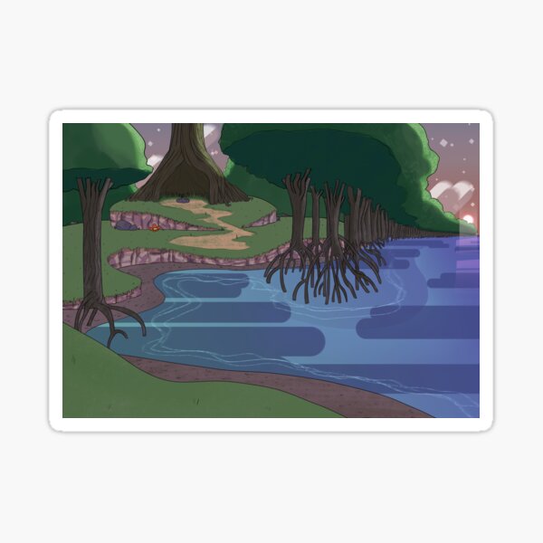 "Mangrove Forest" Sticker for Sale by Mactwo | Redbubble