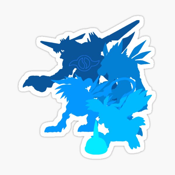 Electronics & Accessories Rookie Champion Ultimate Mega Digimon Sticker ...