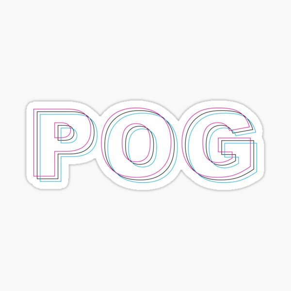 "POG" Sticker for Sale by abbypencox | Redbubble
