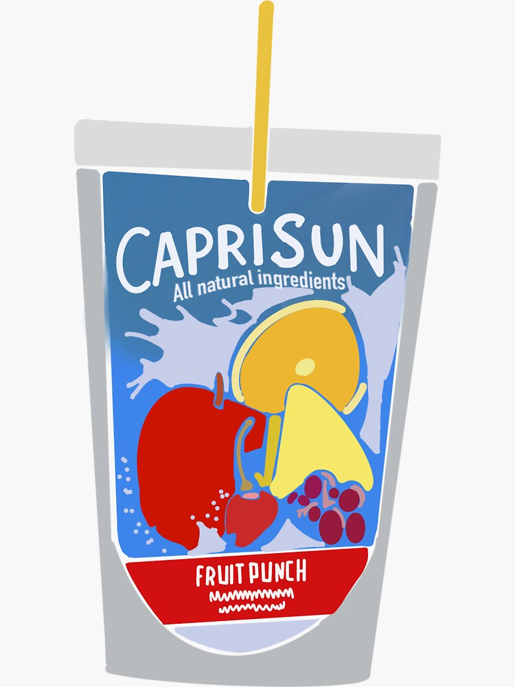 "Caprisun" Sticker for Sale by sofiaafratt | Redbubble