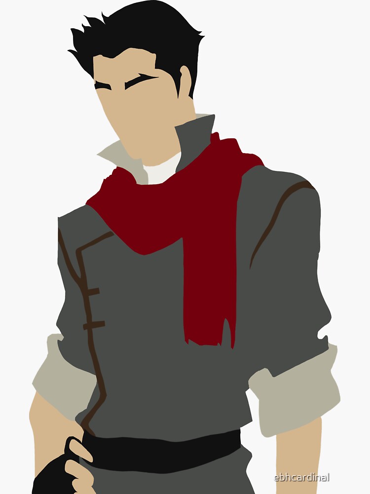 "Mako LOK Legend of Korra ATLA" Sticker for Sale by ebhcardinal | Redbubble