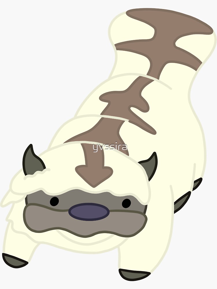 "Flying Appa" Sticker by yvssira | Redbubble