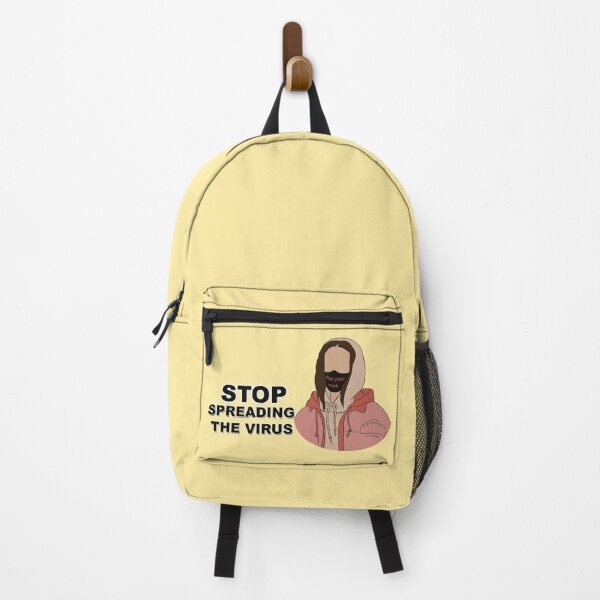 "Stop spreading the virus" Backpack for Sale by bonniechuck | Redbubble