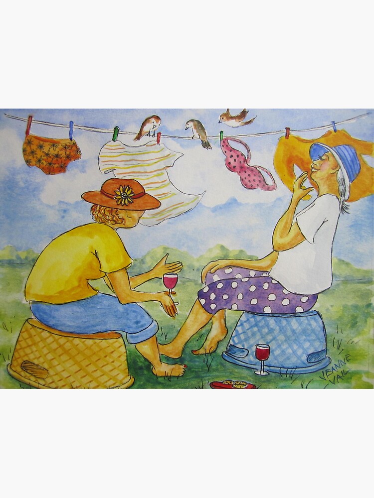 "It All Comes Out In The Wash (Age Of Reason Series)" Postcard for Sale ...