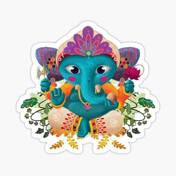 Ganesh Chaturthi Stickers | Redbubble