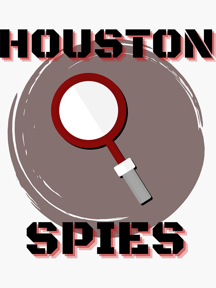"Houston Spies Team Logo" Sticker for Sale by WeLoveBlaseball | Redbubble